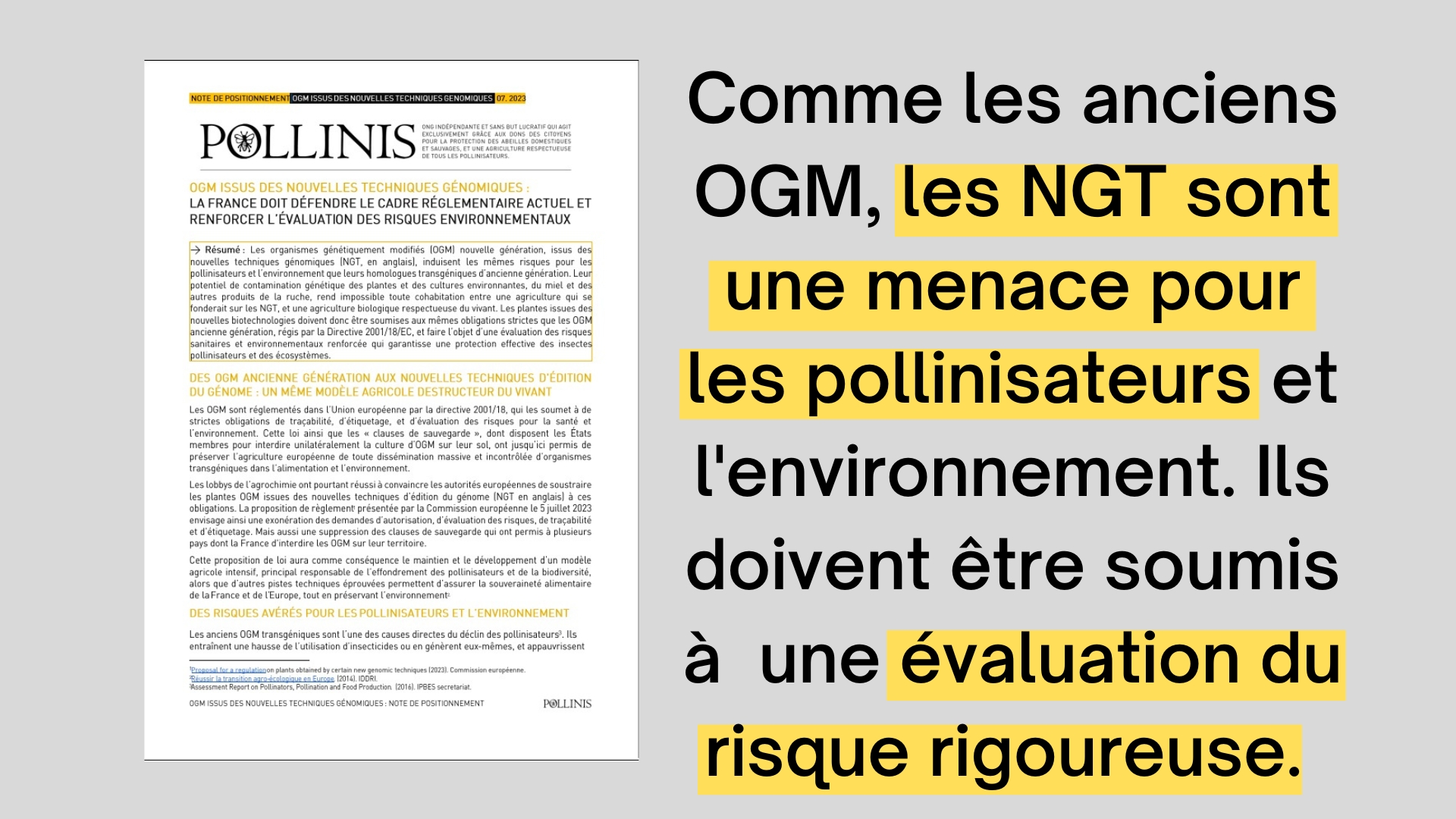 Nouveaux OGM : La France doit défendre le cadre réglementaire actuel ...